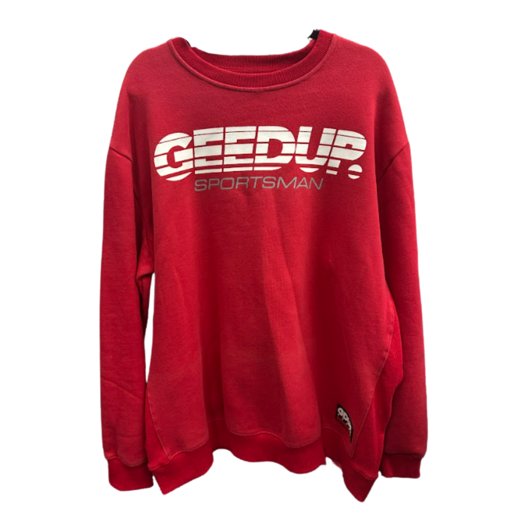 Pre-Owned Geedup Sportsman Crewneck 'Red/White' – Crep Shop