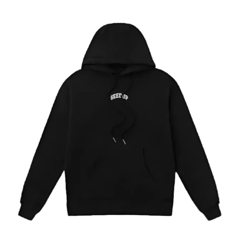 Geedup Micro Team Logo Hoodie 'Black' – Crep Shop